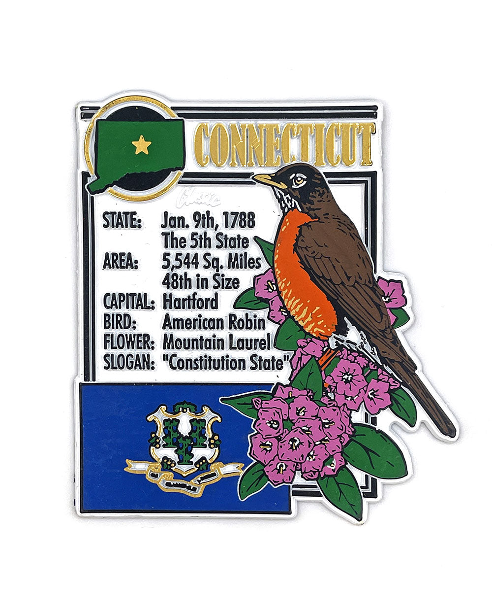 Connecticut Facts Magnet