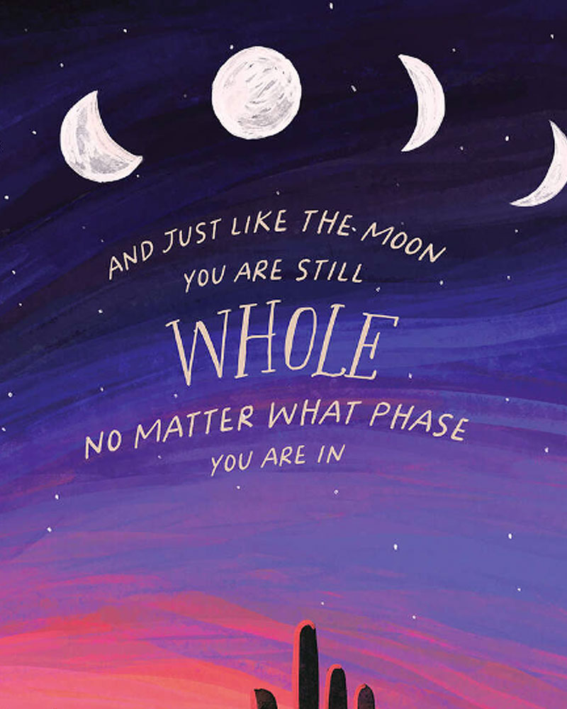 Moonphase Art Print (8" x 10")