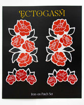 Red Roses Patch Set (Set of 4)