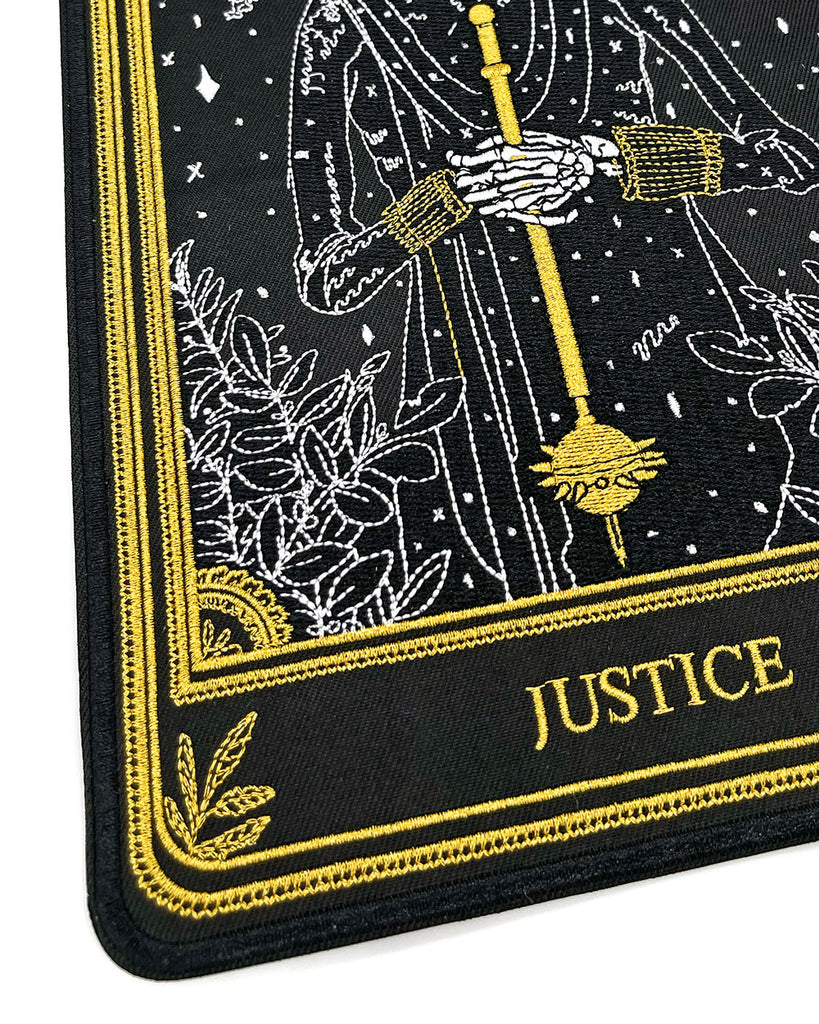 Justice - Tarot Card Large Back Patch