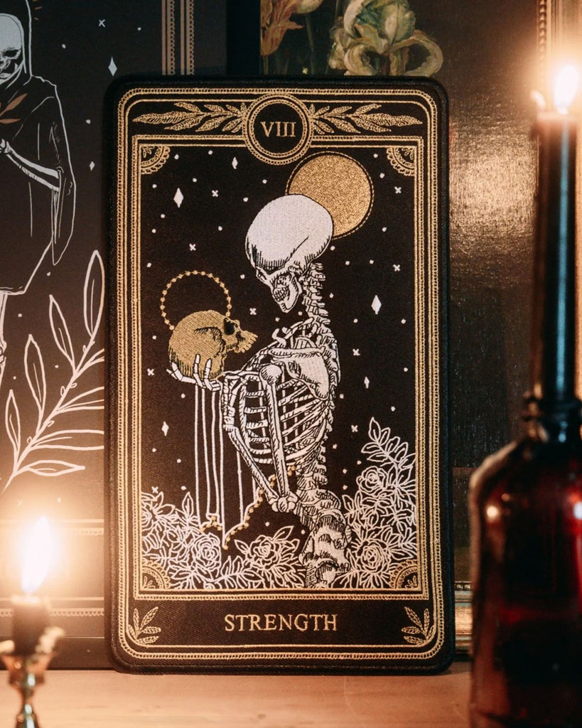 Strength - Tarot Card Large Back Patch