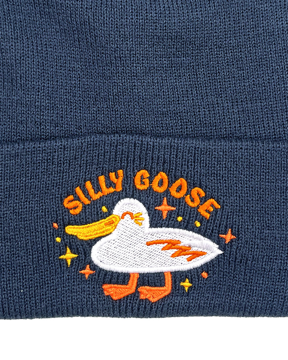 Silly Goose Beanie - Steel Blue