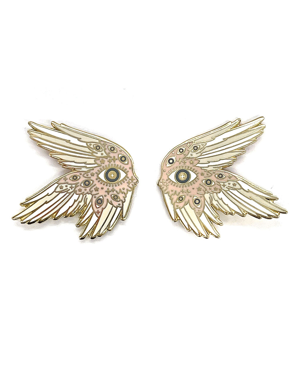 Biblically Accurate Angel Wings Pin Set (w/ Detachable Chain)