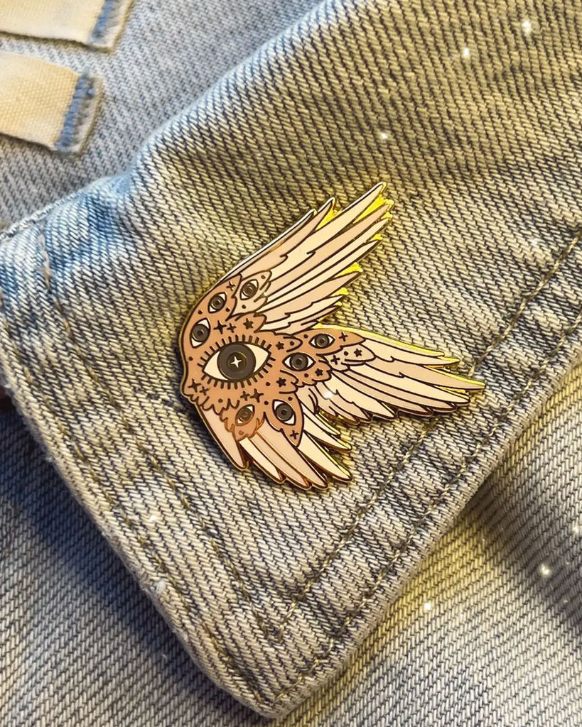 Biblically Accurate Angel Wings Pin Set (w/ Detachable Chain ...