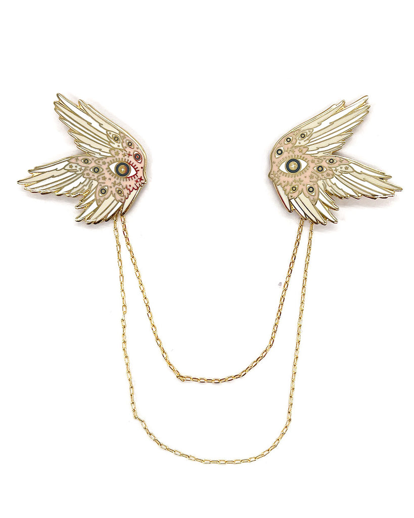 Biblically Accurate Angel Wings Pin Set (w/ Detachable Chain ...