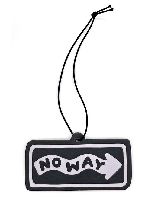 No Way Sign Car Air Freshener (Coconut)