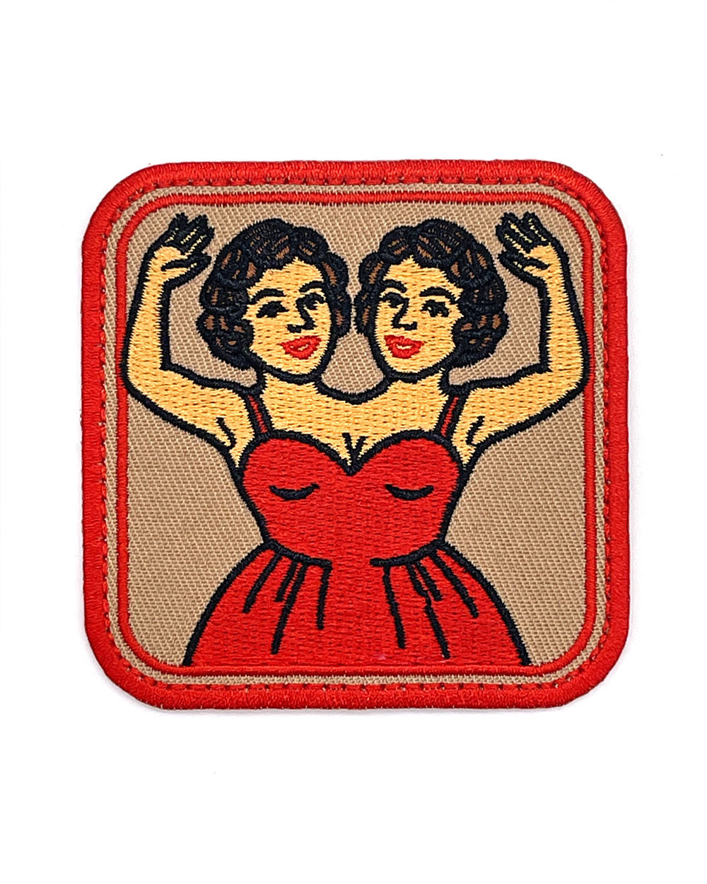 Conjoined Twins Circus Patch