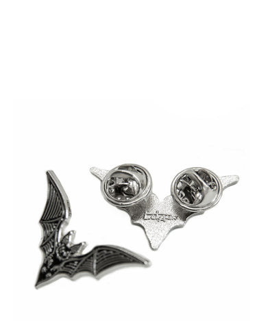 Flying Bats Collar Pins Set