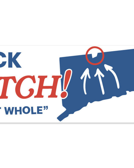 Take Back The Notch! Connecticut Bumper Sticker