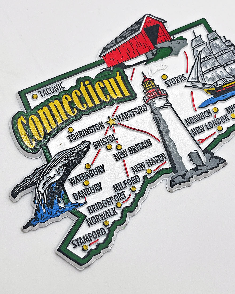 Connecticut Imagery State Magnet