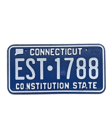 Connecticut License Plate Magnet