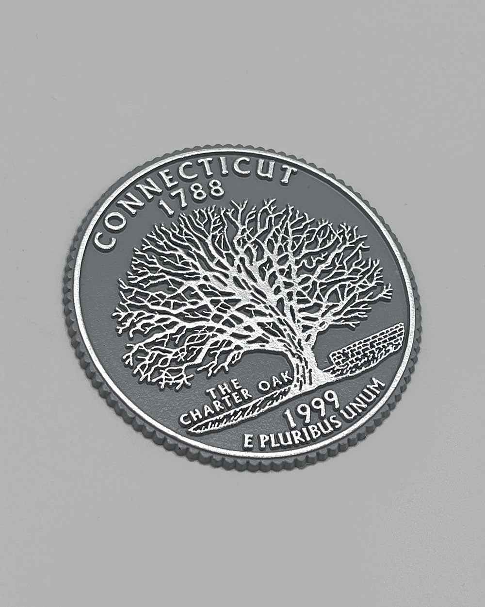 Connecticut State Quarter Magnet