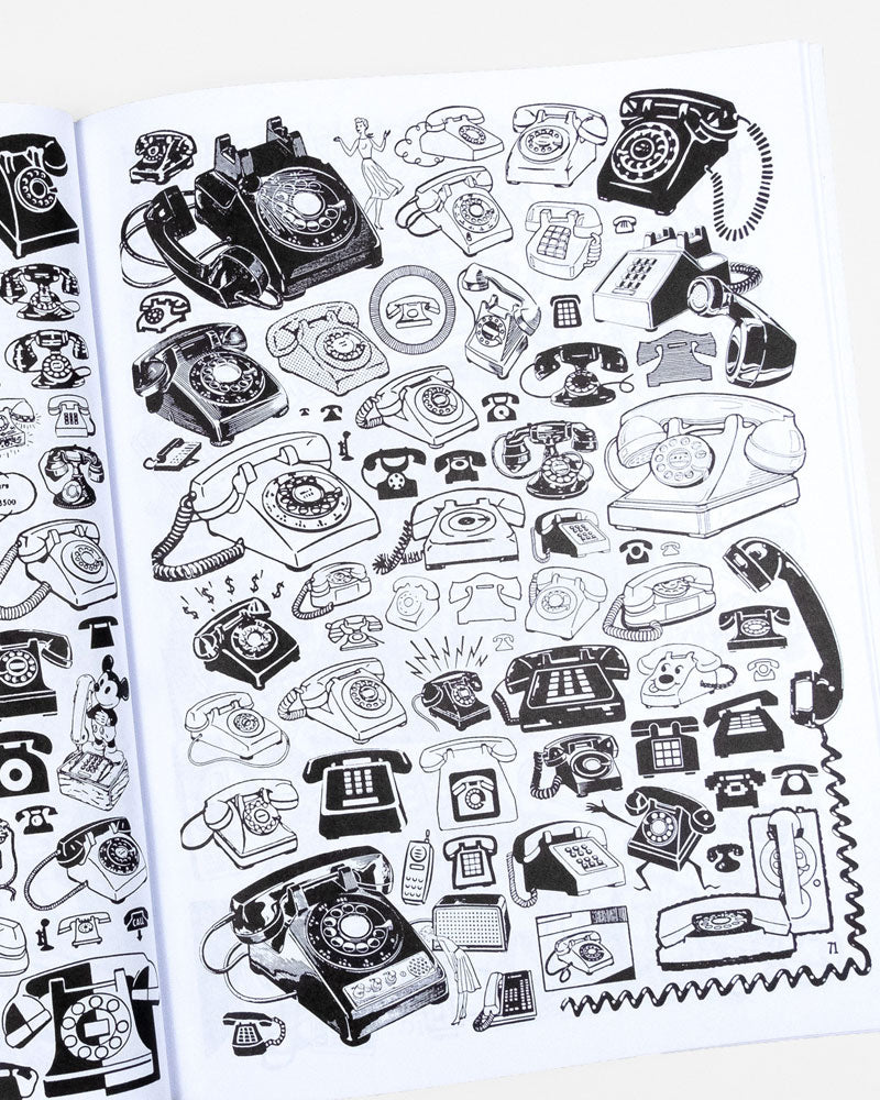 Crap Hound Art Zine - Death, Phones & Scissors