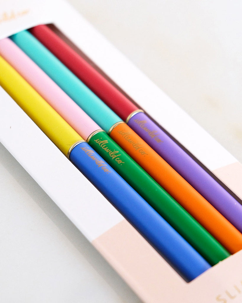Duotone Slim Pens - Rainbow (Set of 4)-Idlewild Co.-Strange Ways