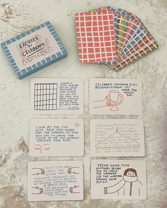 Excuses To Celebrate Card Deck Prompts