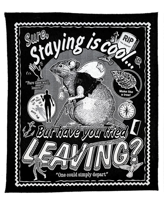 Leaving Large Fabric Back Patch