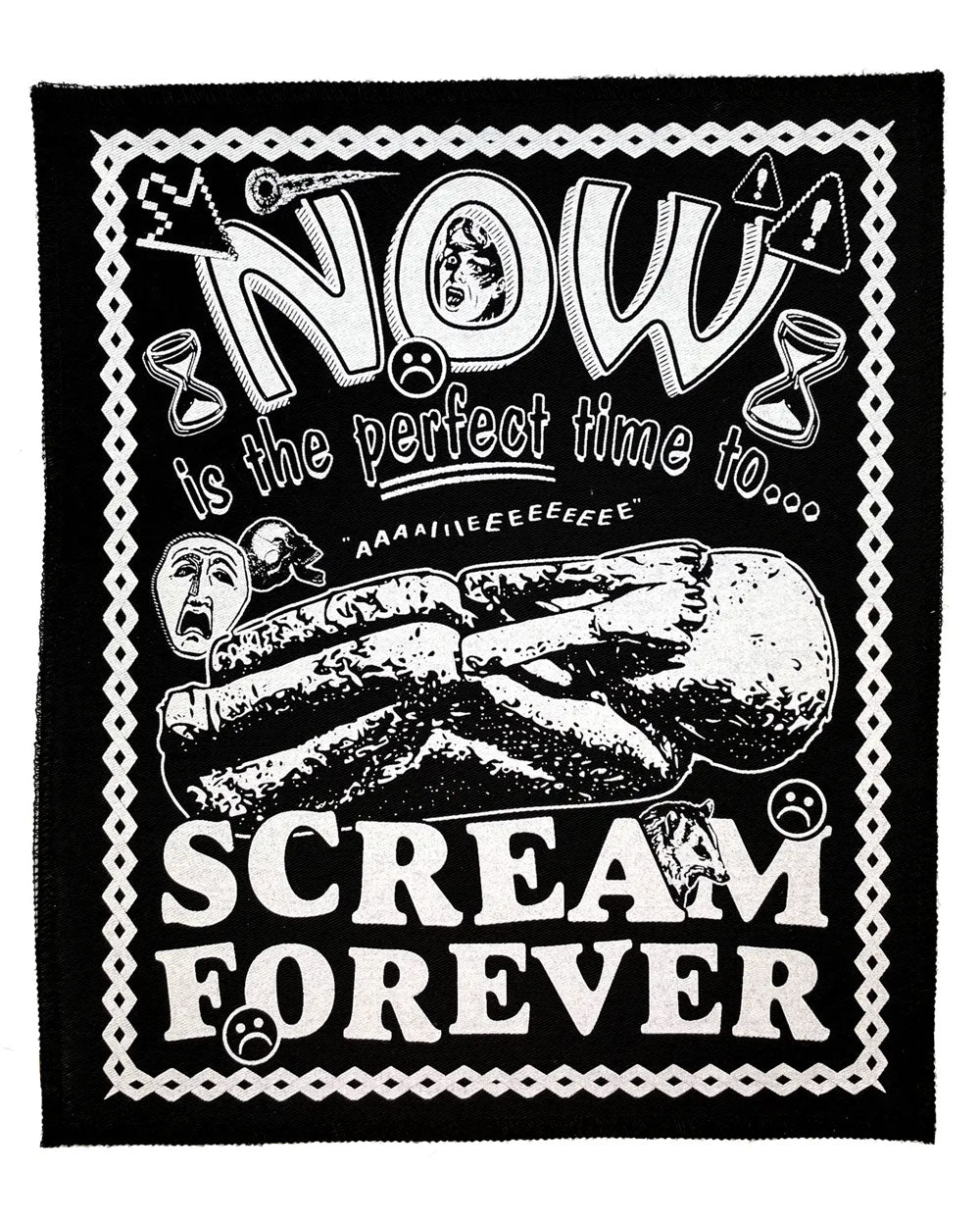 Scream Forever Large Fabric Back Patch