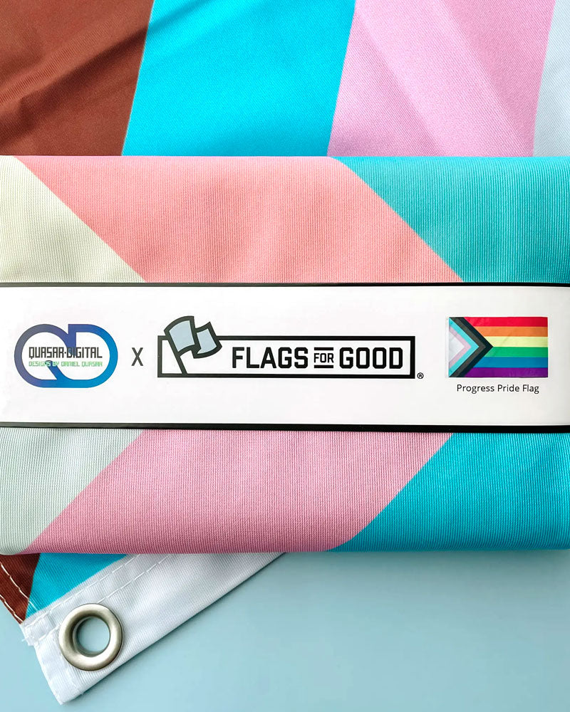 Progress Pride Flag - Licensed (5' x 3')