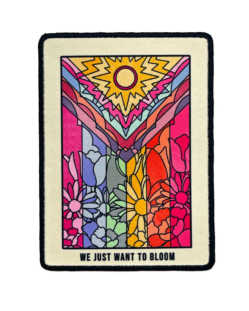 Flower Pride Flag Patch