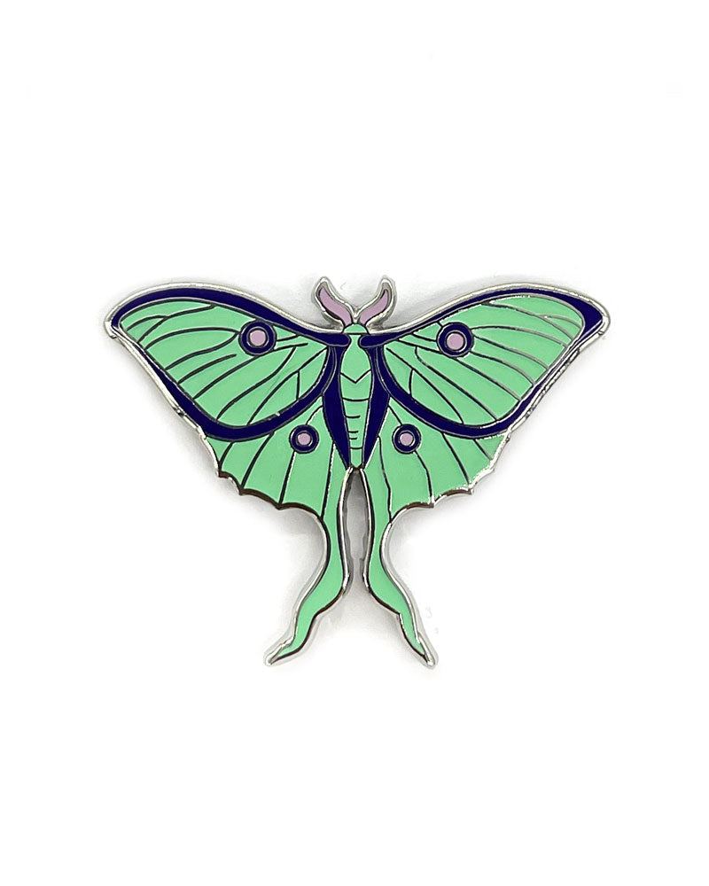 Luna Moth Pin (Glow-in-the-Dark)