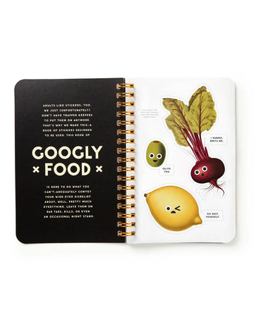 Googly Food Sticker Book