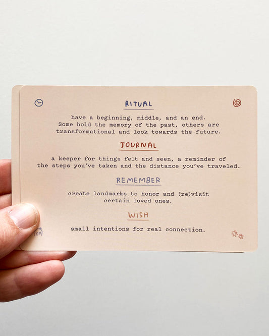 Sitting With Sadness Card Deck Prompts