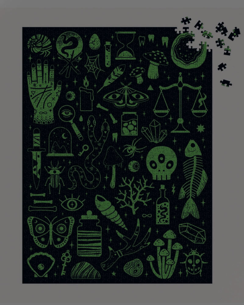 Occult & Curious Jigsaw Puzzle (Glow-in-the-Dark)