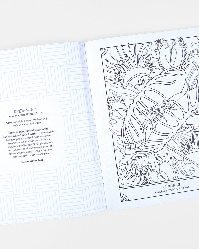 The Happy Houseplant Coloring Book