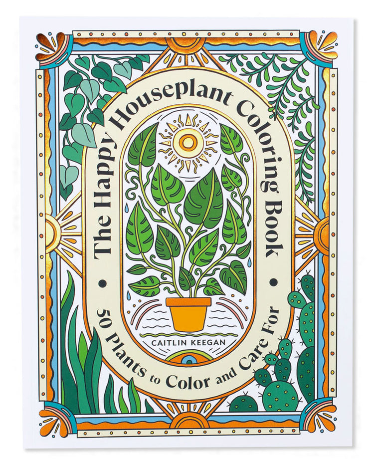 The Happy Houseplant Coloring Book