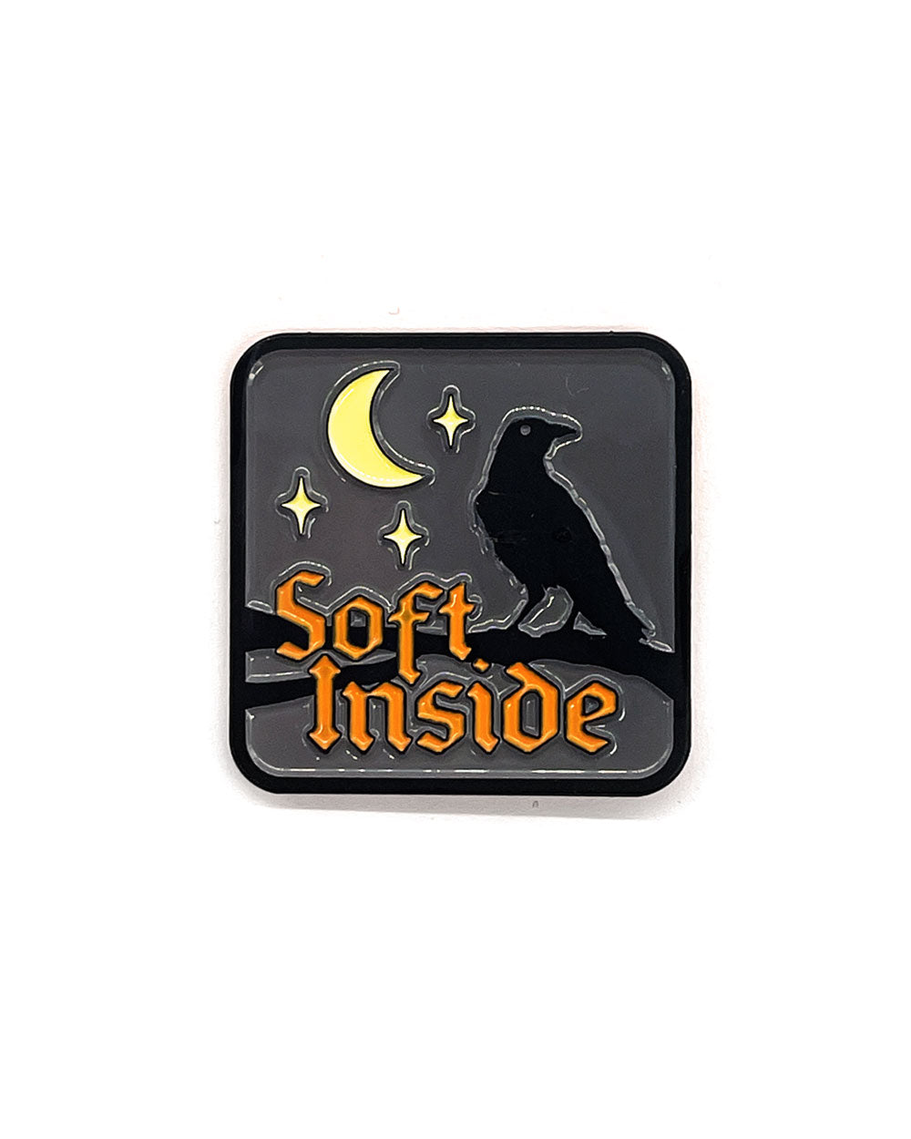 Soft Inside Crow Pin
