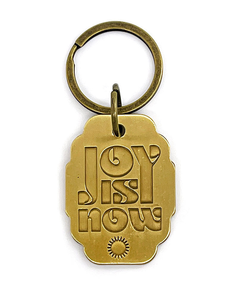 Joy Is Now Keychain