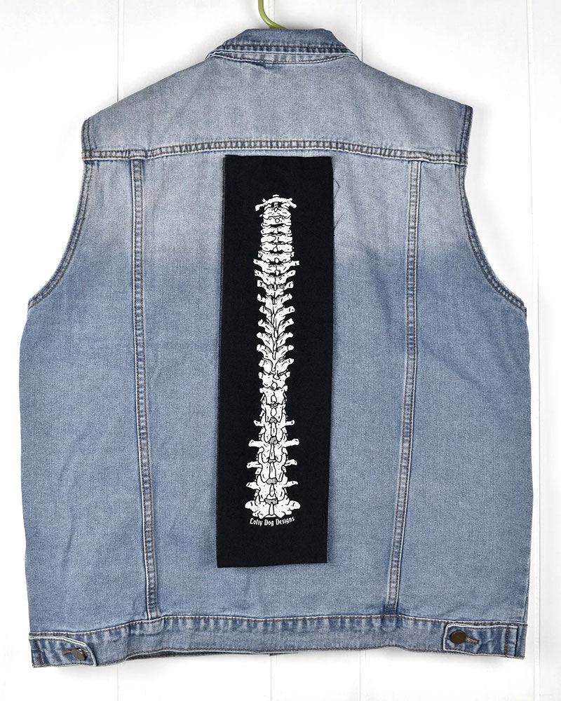 Spine Large Fabric Back Patch