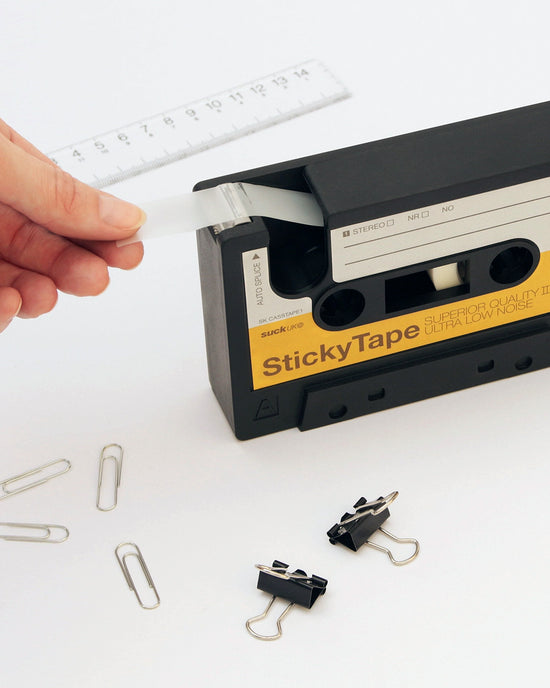 Cassette Tape Sticky Tape Dispenser