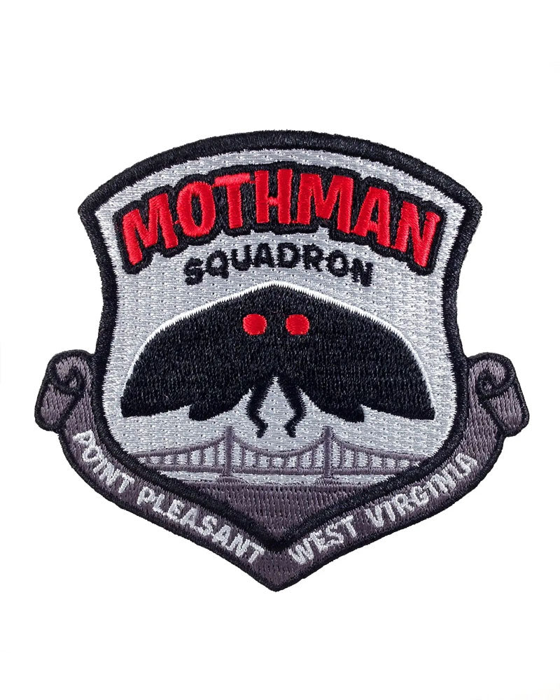 Mothman Squadron Patch-Monsterologist-Strange Ways