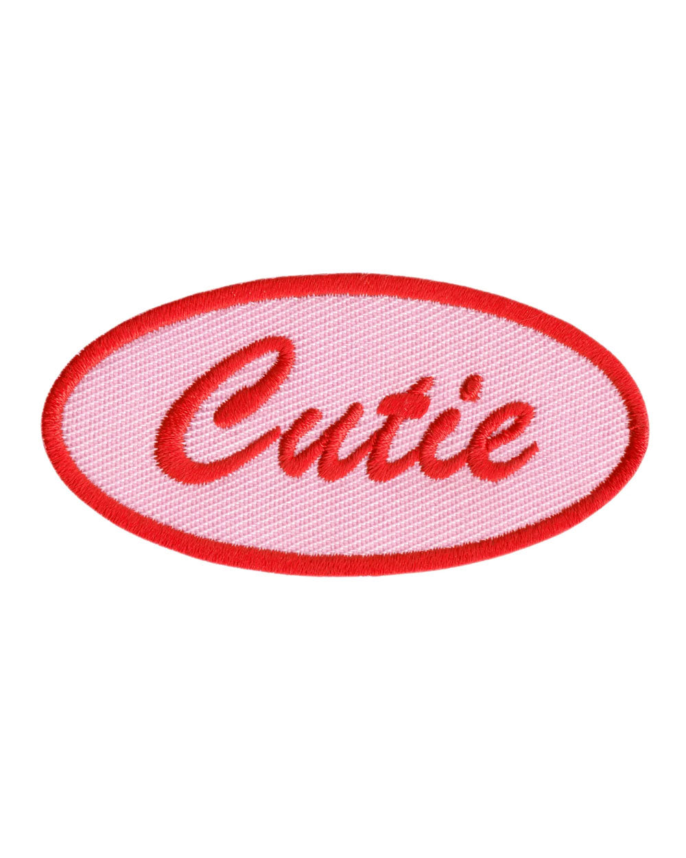 ”Cutie” Name Tag Patch