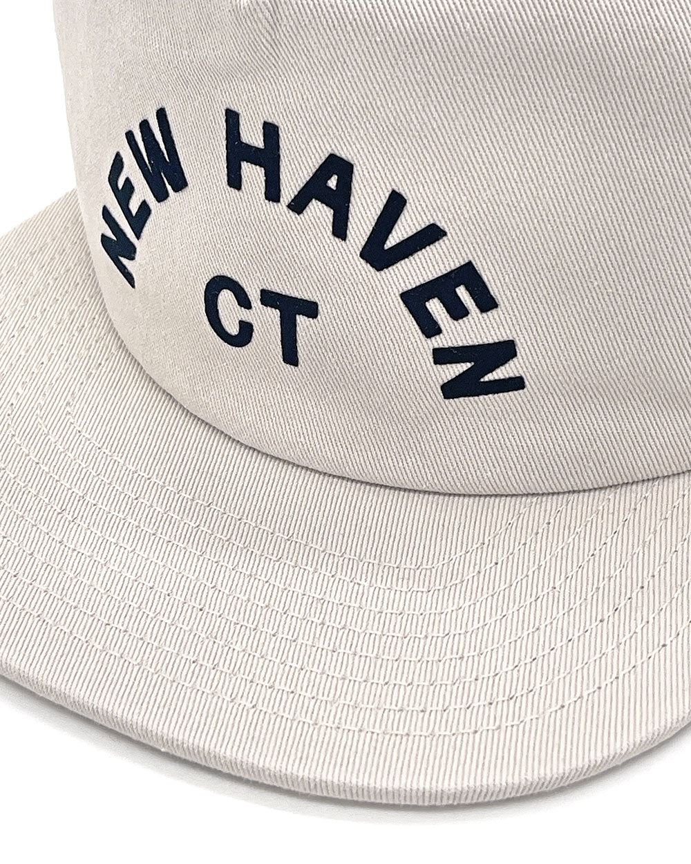 New Haven CT Arched Hat - Bone