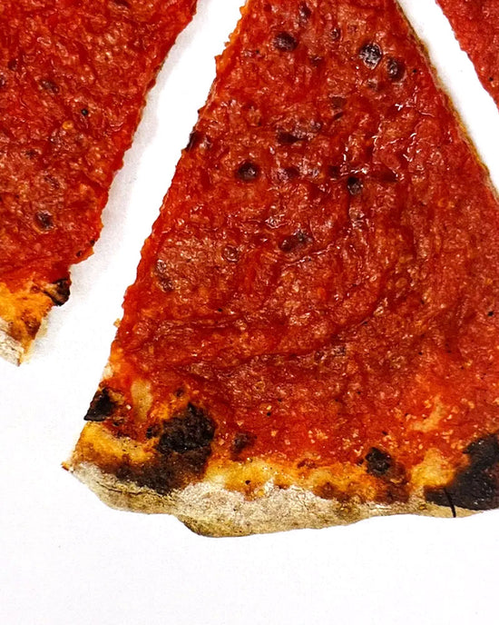 Tomato (Sally's Apizza) New Haven Pizza Art Print (12" x 12")