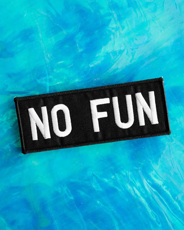 No Fun® Patch - Black
