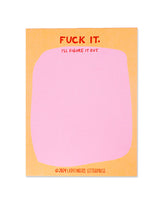 Fuck It Risograph Notepad
