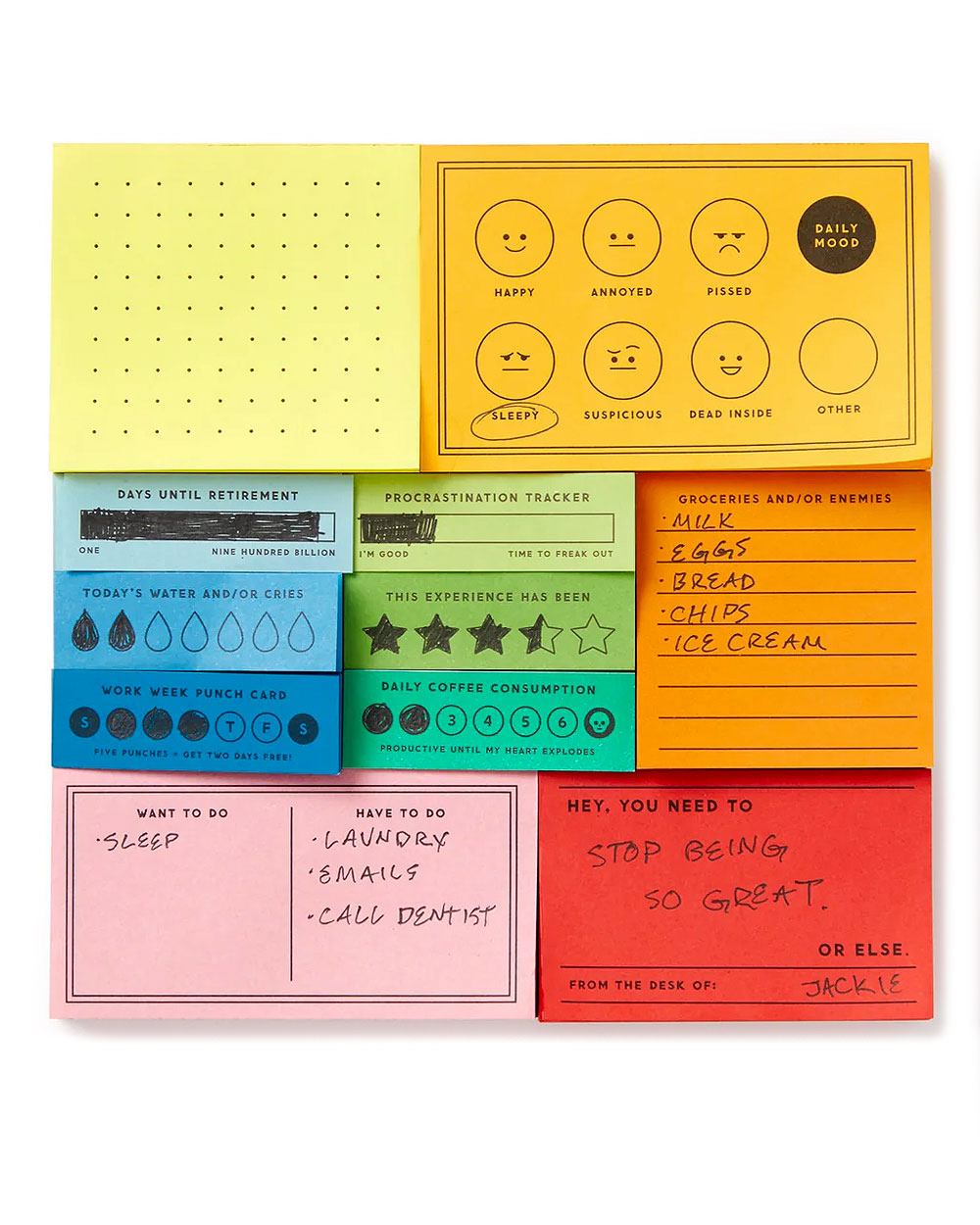 I've Got A Few Notes Notepads (Set of 11)