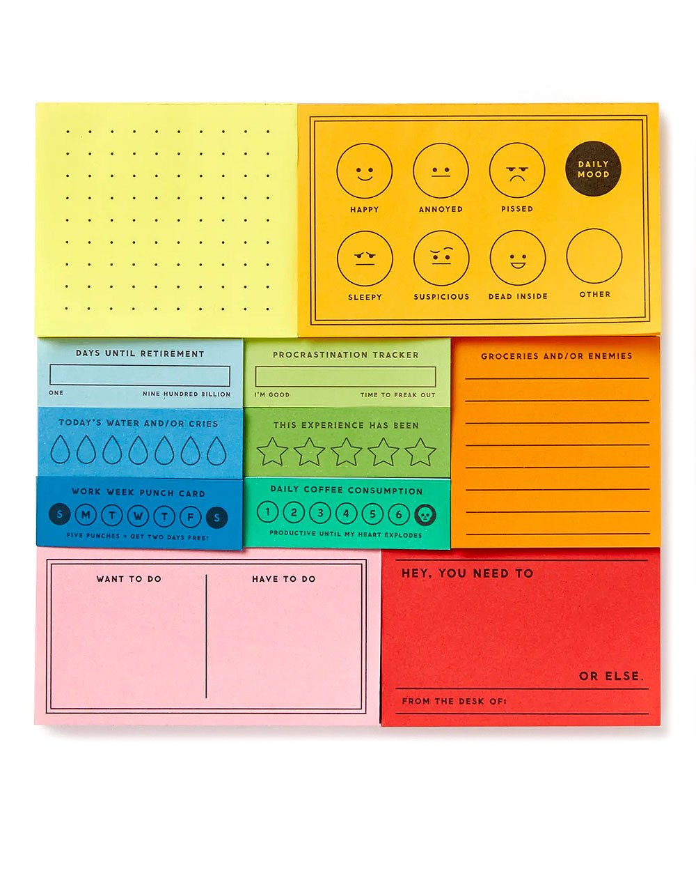 I've Got A Few Notes Notepads (Set of 11)