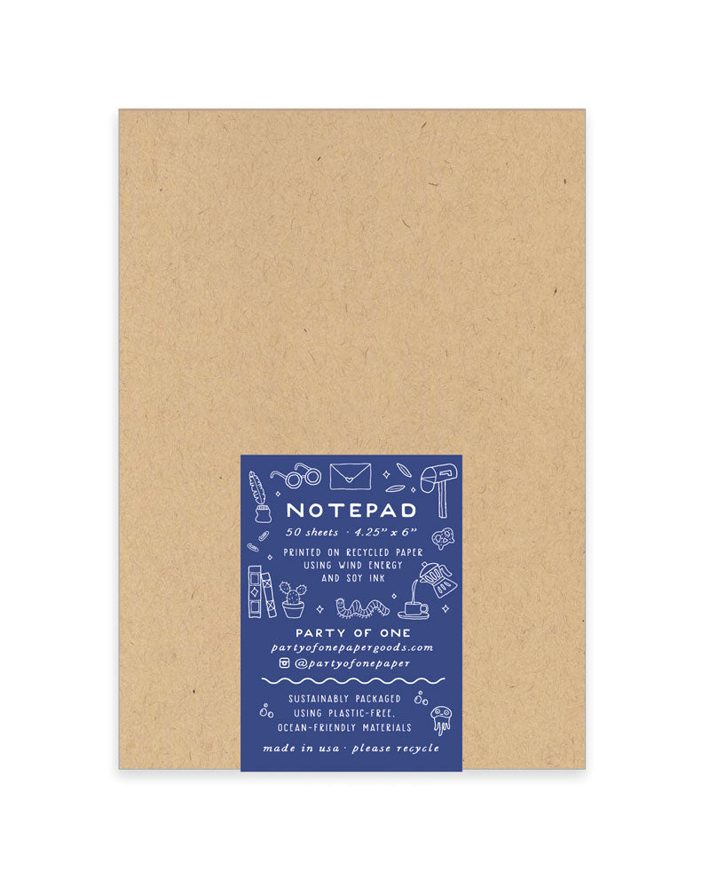 Attention Please Dog Notepad-Party of One-Strange Ways