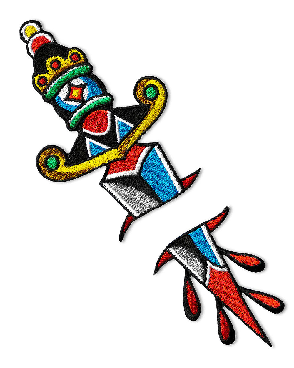 Two-Part Dagger Patch