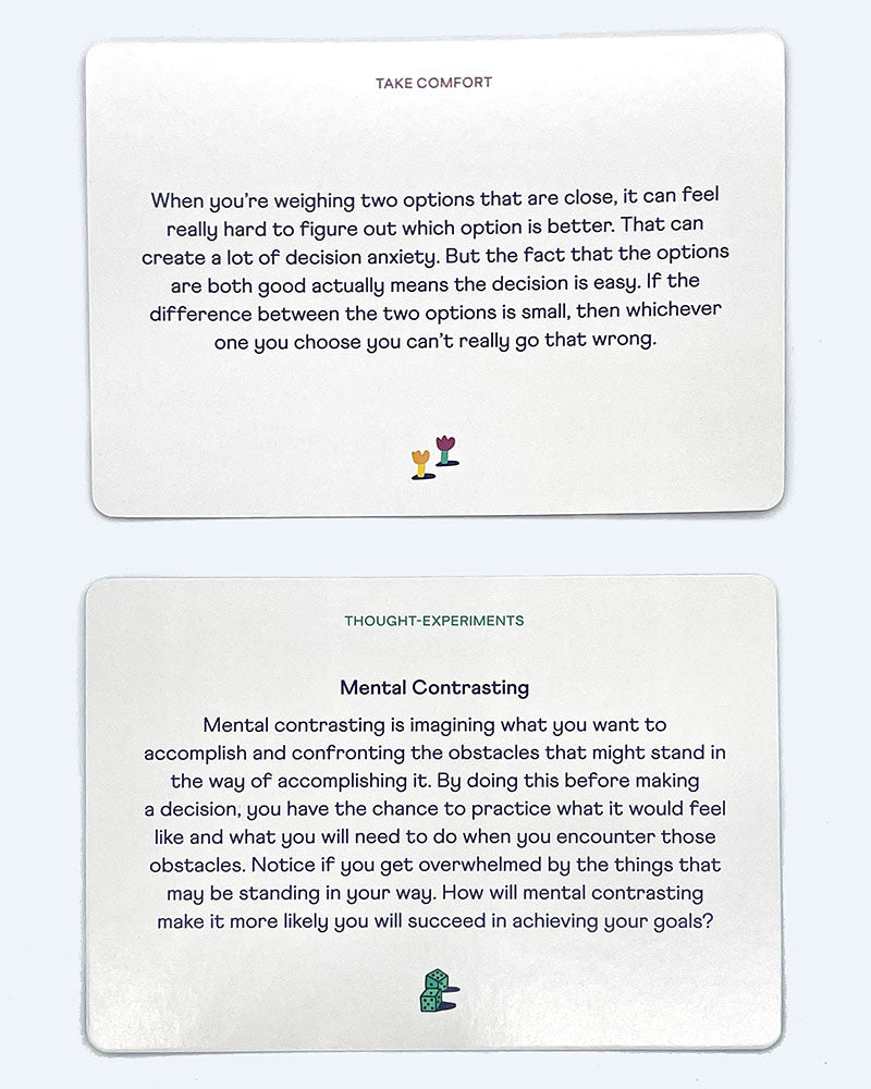 How To Decide Card Deck Prompts