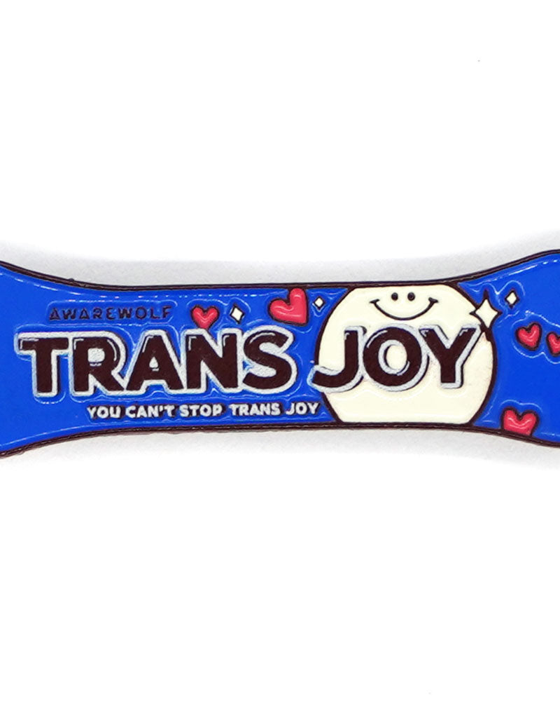 Trans Joy Candy Bar Pin