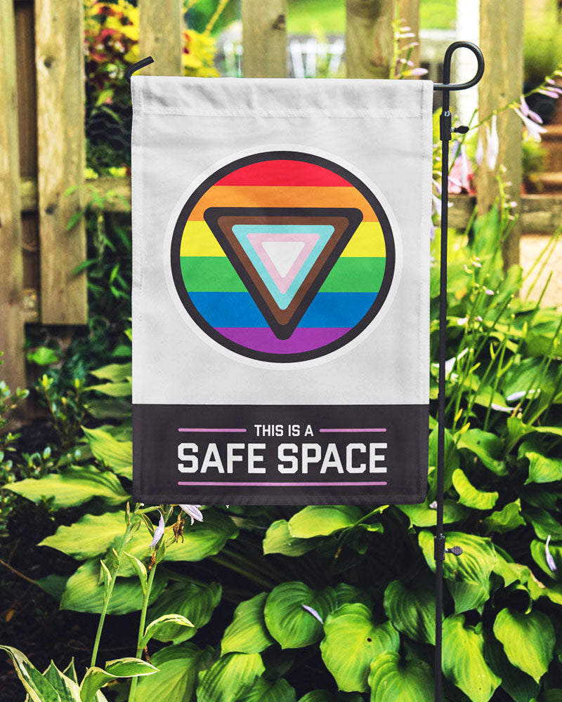 Safe Space Small Garden Flag – Strange Ways