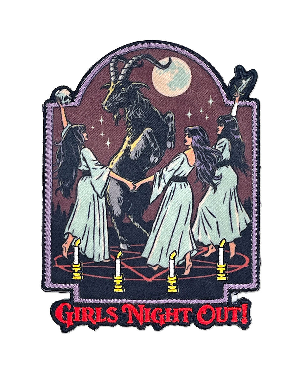 Girls Night Out Satan Circle Patch