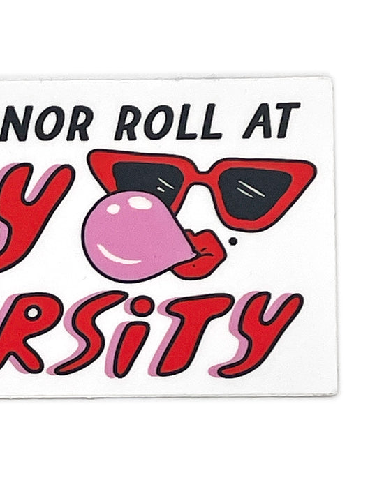 Petty University Graduation Sticker