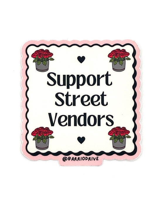 Support Street Vendors Sticker