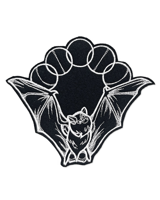 Lunar Phases Bat Large Patch